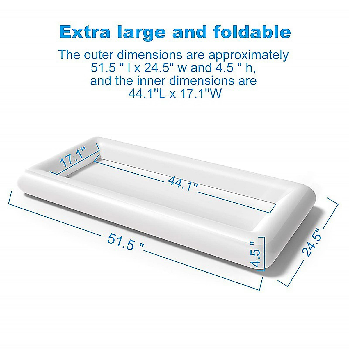 Kuist Inflatable Serving Bar,Environmental PVC Inflatable Ice Trough Ice Bucket Inflatable Ice Tray