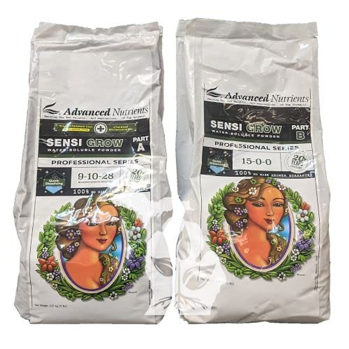 Advanced Nutrients Sensi Grow A & B Pro Soluble 5 Lbs Each