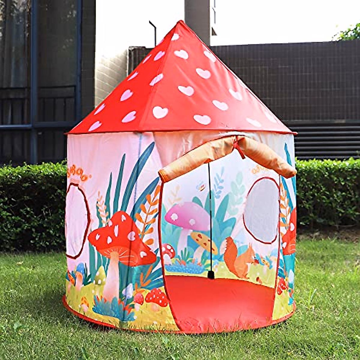 Mushroom Kids Play Tent Space Themed Indoor Play Children House for Boys and Girls (Mushroom)