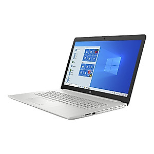 HP 17-by2053cl 17.3" Full HD Notebook Computer, Intel Core i5-10210U 1.6GHz, 12GB RAM, 1TB HDD, Windows 10 Home, Free Upgrade to Windows 11, Natural Silver - Refurbished