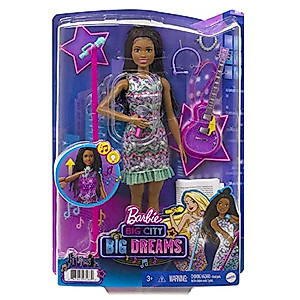 Barbie GYJ24 - Big City, Big Dreams Lalka Brooklyn z muzyką, wiek 3+