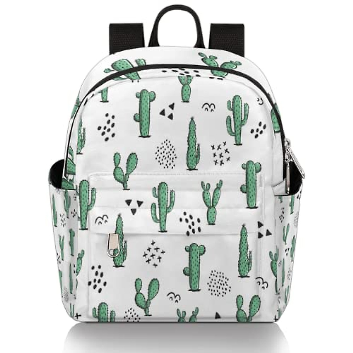 Cactus Floral Small Backpack for Women Girls, Mini Backpack Travel Casual Backpack Purse Satchel Daypack