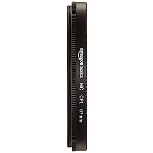 Amazon Basics Circular Polarizer Camera Lens Filter - 67 mm