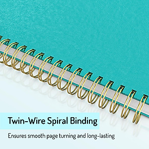 Forvencer Meeting Notebook for Work with Action Items, Project Planner Agenda Organizer for Note Taking, Office/Business Supplies for Women Men, 160 Pages, B5 Size (7"x10"), Purple