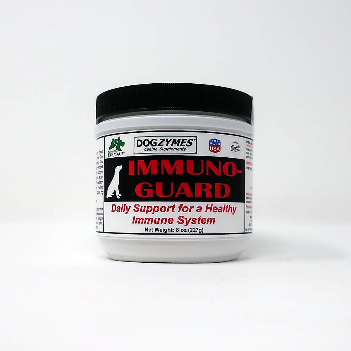 Dogzymes Immuno Guard Immunity Support with Live Beneficial Probiotics and Enzymes (8 Ounce)