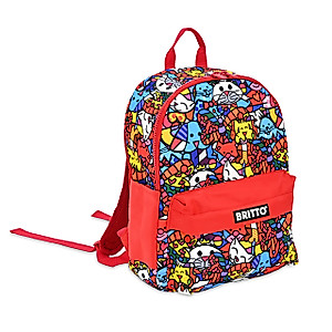 BRITTO Romero 15" Polyester Twill Backpack, Best Friends
