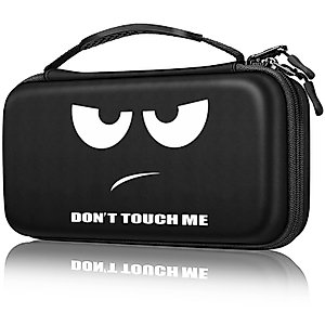 Fintie Carrying Case for Nintendo Switch OLED Model 7.0"/Switch 6.2", Portable Traveler Protective Cover Storage Bag w/10 Game Card Slots & Inner Pocket for Switch Console Joy-Con (Dont Touch)