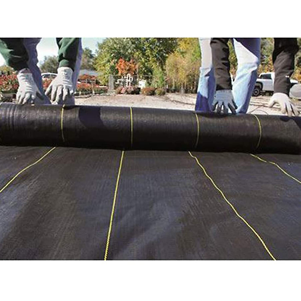 DeWitt SBLT4300 Sunbelt Ground Cover Weed Barrier, 4-Feet Width by 300-Feet Length