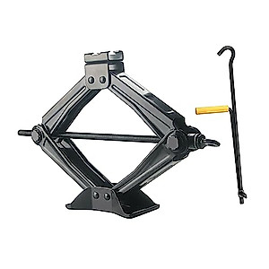 Milisten 1 Set Hand Jack Car Repair Tool Car Floor Jack Tile Leveling System Tire Jack for Car Electric Jack Car Tools Car Scissor Jack Auto Scissor Jack Car Repair Tools Steel Black 2t Set