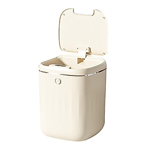 Automatic Trash Can, 20 Liter Touchless Waste Basket Motion Sensor Garbage Bin for Kitchen Bathroom Bedroom, 9.8x12.6x9.8 (Battery Powered)