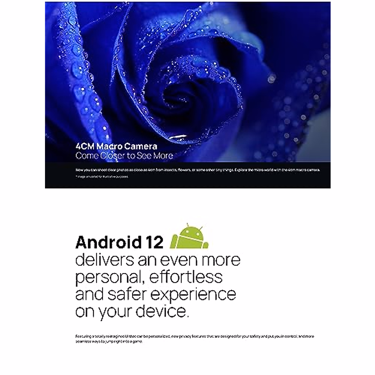 WIKO 10 4G Cell Phone Unlocked Smartphone Android 12 4GB RAM 128GB ROM 5000mAh 6.74 Inch Super Big Display 50MP AI Triple Camera Mobile Phones, US Version, Silver