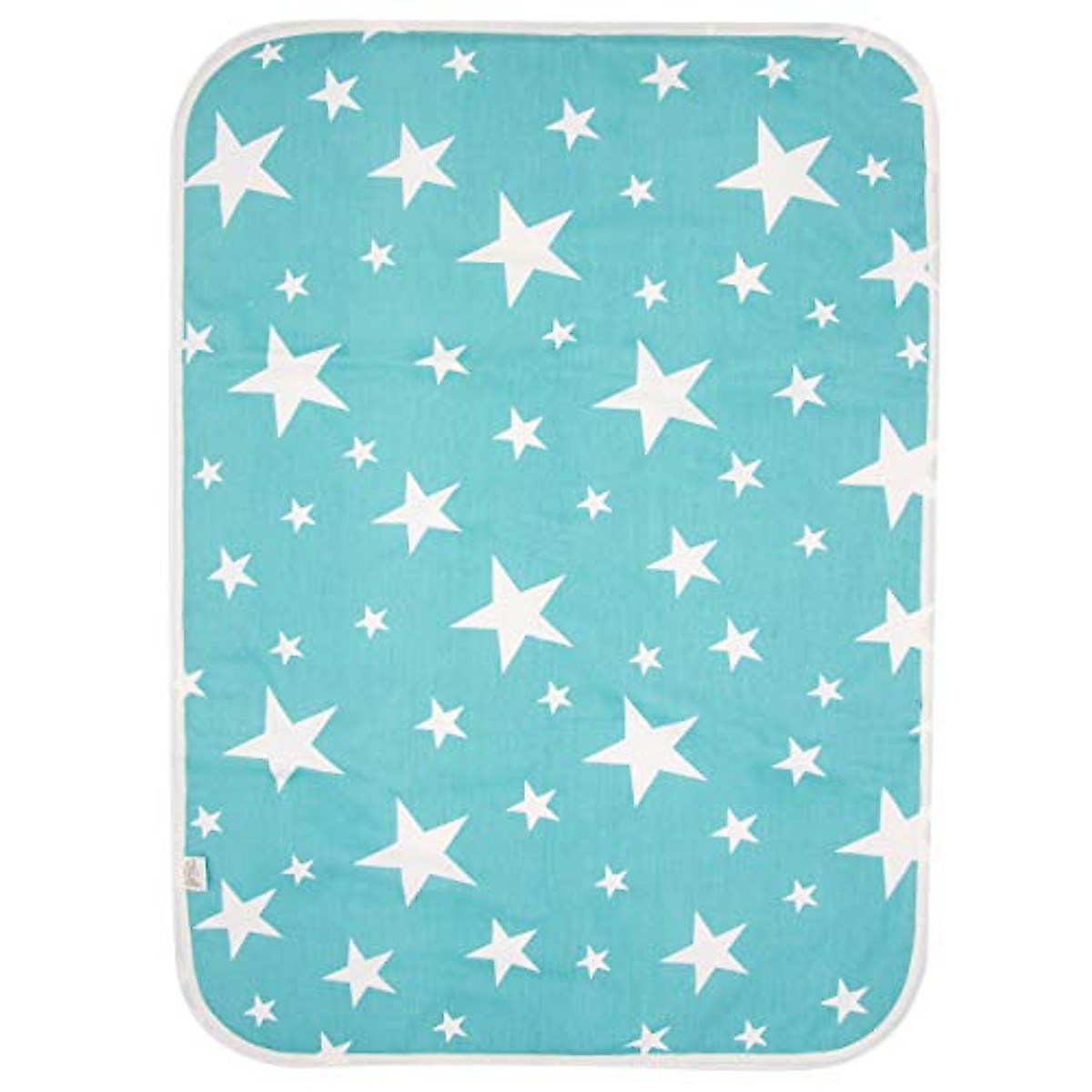 PEKITAS 2 Pack Waterproof Diaper Changing Pads Travel Friendly Super Soft Fabric Size 23 X 29.5 inches (Large,1-3 Year),Stars Series