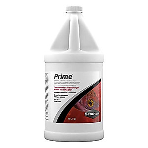 Seachem Prime Fresh and Saltwater Conditioner - Chemical Remover and Detoxifier 1 gal