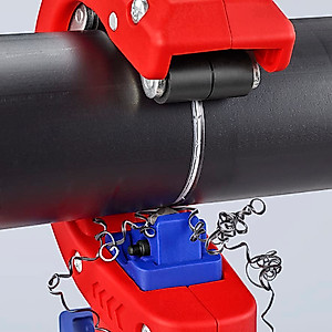 KNIPEX DP50 Pipe Cutter for plastic drain pipes plastic coated 32/40/50 mm 90 23 01 BK