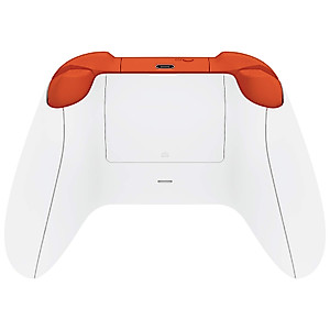 eXtremeRate Replacement Buttons for Xbox Core Wireless Controller, Orange DIY Accessories Kit LB RB LT RT Bumpers Trigers Dpad ABXY Start Back Sync Share Keys Parts for Xbox Series X & S Controller