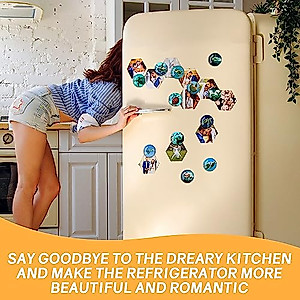 Glass Strong Animals Refrigerator Magnets,12 Pcs Decorative Magnets for Fridge Lovely Decor for Home Kitchen Office Whiteboard (Turtle Refrigerator Magnet)