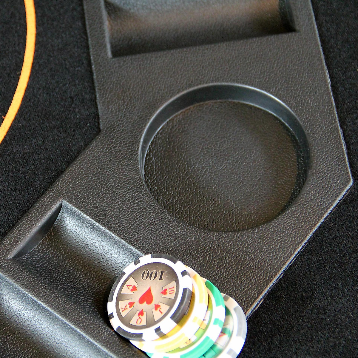 IDS 4-Fold 63" Poker Blackjack Table Top with Chips Trays