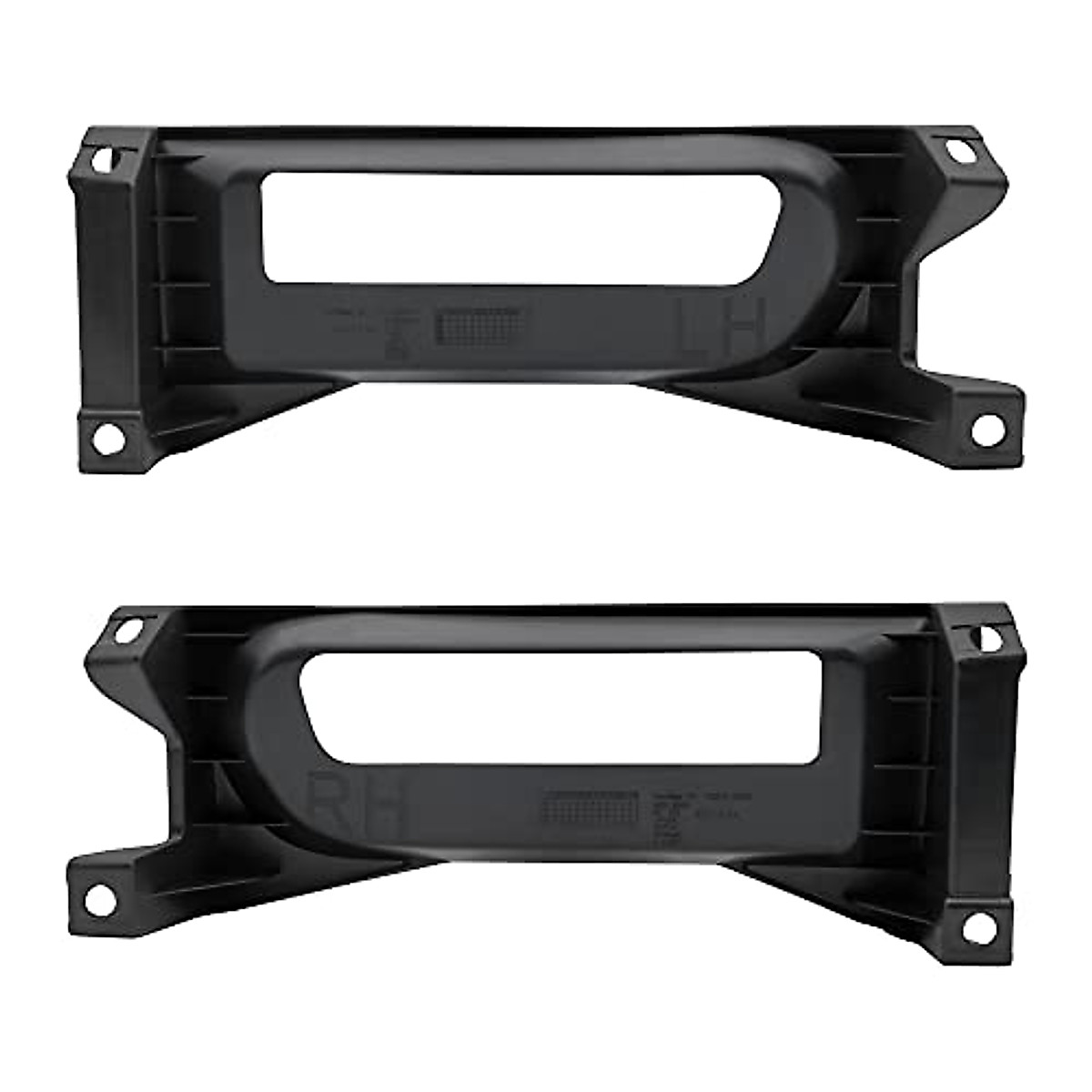 KEWISAUTO Front Driver Passenger Tow Hooks Bezel Bracket for Ram 1500 13-18, Left Right Tow Hook Bezel Set for Dodge Ram 1500 2013 2014 2015 2016 2017 2018 Accessories (2PCS, Replace #68196982AA)