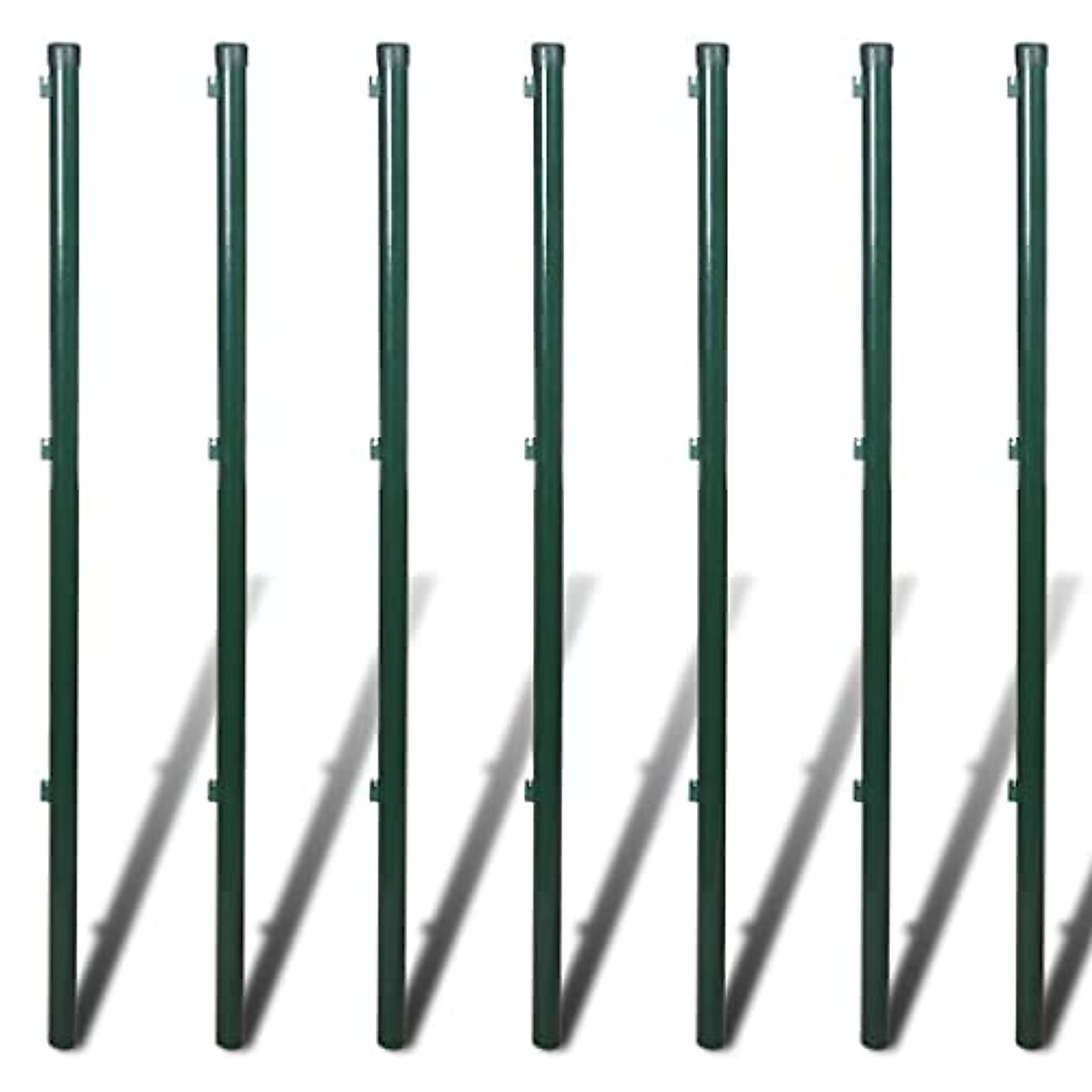 Chain Link Fence with Posts Steel,Safety Fence Garden, Fence Garden Netting Chain Link Fence with Posts Steel Outdoor Residential Fencing for Yard Garden Farm, Transport 59.1" x 590.6" Green