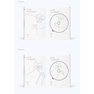 BTS - Love Yourself 承 [Her] [O ver.] with Photobook, Photocard, Official Folded Poster(O ver.), Extra photocard