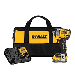 Dewalt DCF911E1 20V MAX Brushless Lithium-Ion 1/2 in. Cordless Impact Wrench Kit (1.7 Ah)