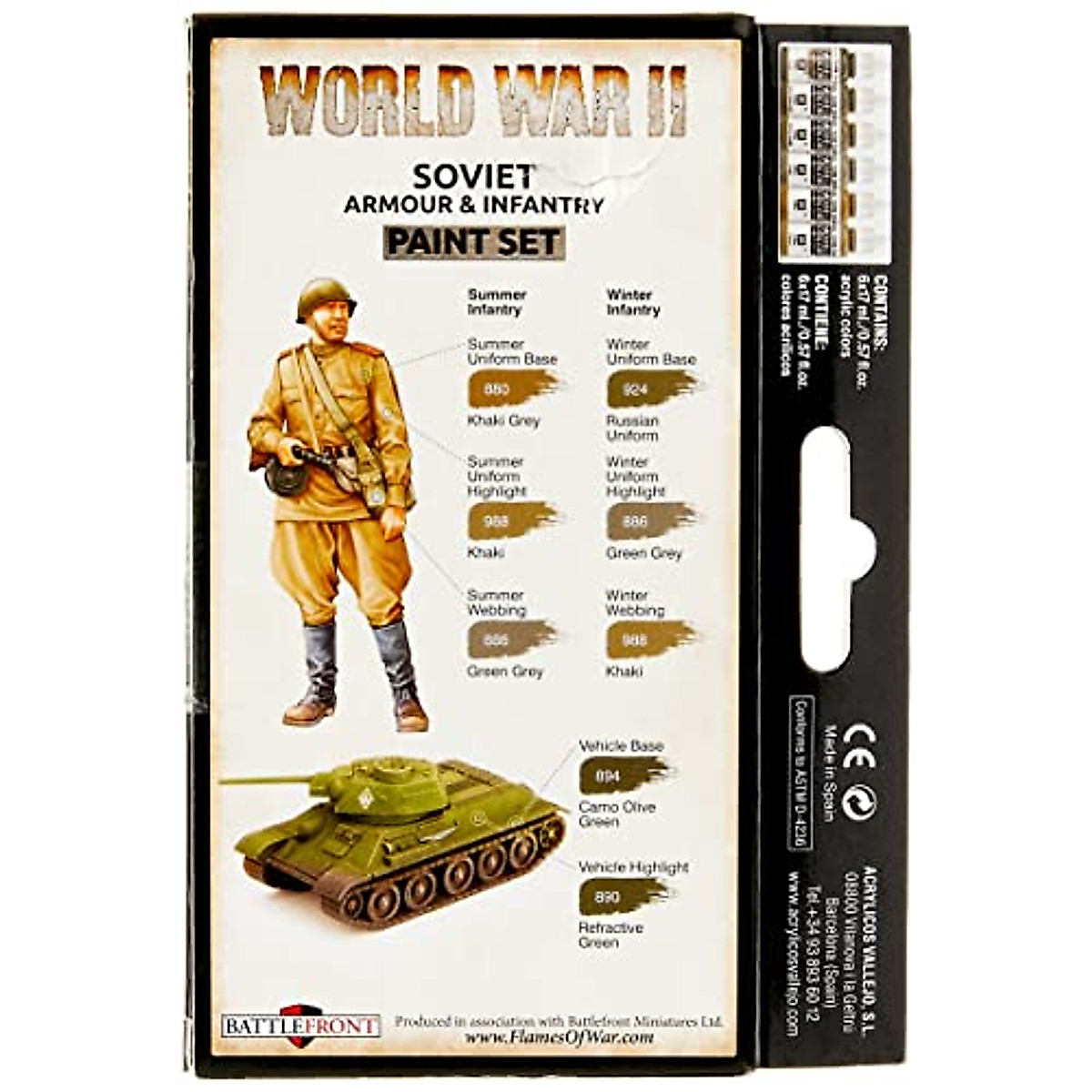 Vallejo Model Color WWII Soviet Armour & Infantry