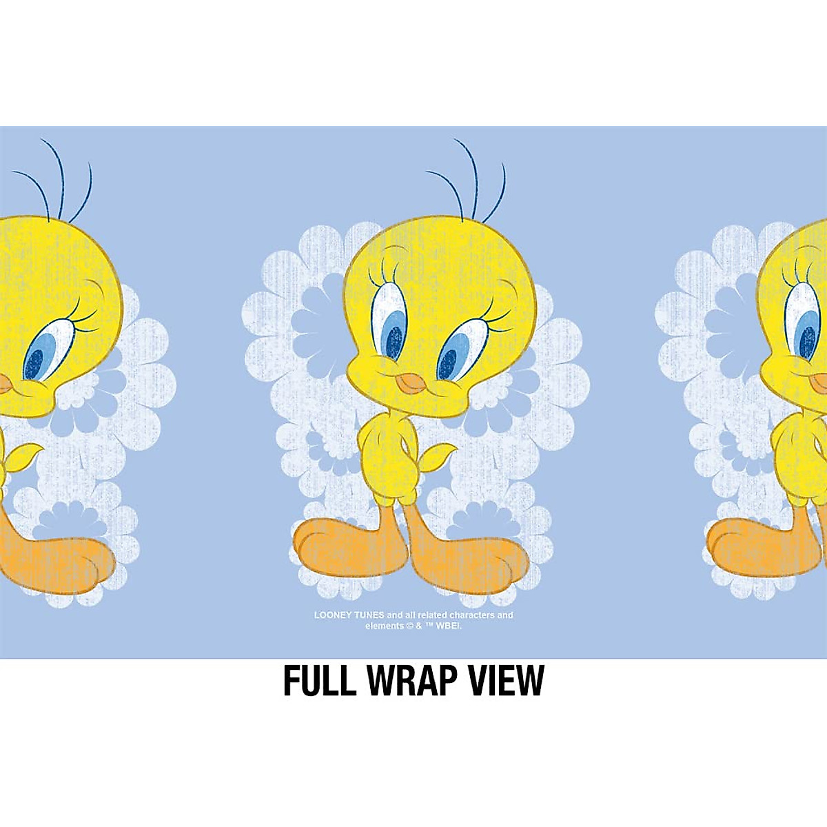 Looney Tunes OFFICIAL Retro Tweety 18 oz Insulated Water Bottle, Leak Resistant, Vacuum Insulated Stainless Steel with 2-in-1 Loop Cap