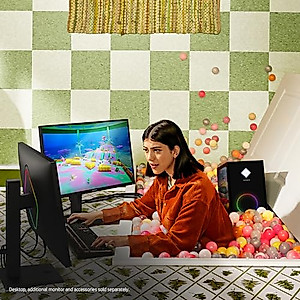 HP OMEN 27k UHD 144Hz Gaming Monitor, 4K UHD Display (3840 x 2160), IPS Panel, 99% sRGB, 95% DCI-P3, 16:9, OMEN Gaming Hub, 27k (2023),black