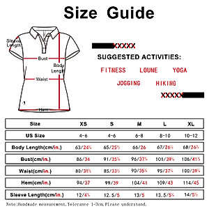 icyzone Golf Polo Shirts for Women, Ladie's Collared Tennis Short Sleeve Tops (Grey, M)