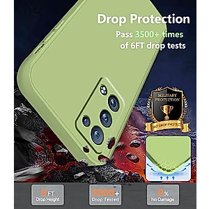 Tiwinxing Compatible with Oppo Reno 6 Pro 5G Case Shockproof Ultra Slim Oppo Reno 6 Pro 5G Case for Women Men Silicone Liquid Soft Anti-Scratch Protective Case (Green)