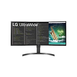 LG 35” VA HDR QHD UltraWide Curved Monitor, Black (35BN75C-B) (Renewed)