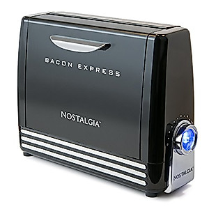 Nostalgia BCN6BK Bacon Express Crispy Bacon Grill