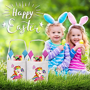 Easter Basket, Jocidea 1 Pack Personalized Easter Basket Personalized Easter Baskets for Girls Boys Personalized Easter Baskets for Kids Personalized Easter Baskets Bulk Easter Basket Stuffers - Pink