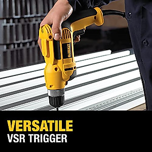 DEWALT Corded Drill, 7.0-Amp, 3/8-Inch, Pistol Grip (DWD110K)