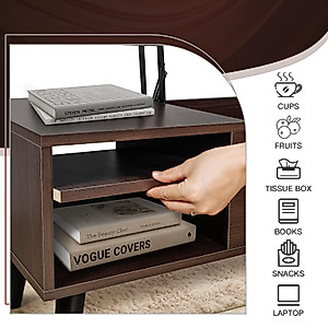 Ktoinpo Lift Top Coffee Table for Living Room, Wood Center Dining Table with Hidden Compartment Storage, Modern Adjustable Teas Tables Home Office Medieval Furniture Grey