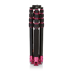 MeFOTO Aluminum Roadtrip Travel Tripod/Monopod Kit - Hot Pink (A1350Q1H)