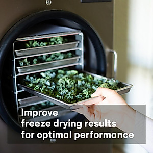 Perditan Tray Mats Set for Harvest Right Freeze Dryer Accessories (L - Large) 6 Pack, Non-Stick, Washable - Teflon Mats Compatible with Harvest Right Freeze Dryer Trays