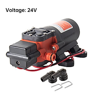 Submersible Sump Pump Diaphragm Pump 40 PSI 24V Marine Water Pump Boat Shower Toilet Accessories Transfer Pump