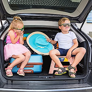 Korpai The Latest 9" Folding Step Stool for Adults and Kids Holds Up to 300 lbs,Non-Slip Folding Stools with Portable Handle, Compact Plastic Foldable Step Stool for Bathroom,Kitchen,Sakura Pink,1PC