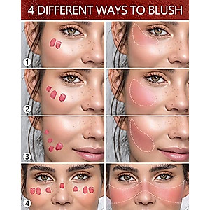 Liquid Blush, Cream Blush Makeup, Natural-Looking Matte Blush for Cheeks, Lightweight, Breathable Feel, Long-Wearing, Smudge Proof, Dewy Finish, Cruelty-free (004-Dawn)