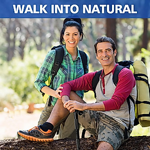 aiGear Premium Walking Hiking Stick CNC Machined Outdoor Trekking Poles Color Black(G2647)