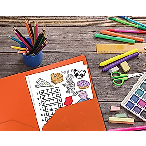 Better Office Products Poly 2 Pocket Folders Heavyweight, 36 Piece