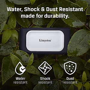 Kingston XS2000 1TB High Performance Portable SSD with USB-C | Pocket-sized | USB 3.2 Gen 2x2 | External Solid State Drive | Up to 2000MB/s | SXS2000/1000G