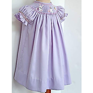 Carouselwear Smocked Easter Dresses for Baby Toddler Girls 9m Months Lavender