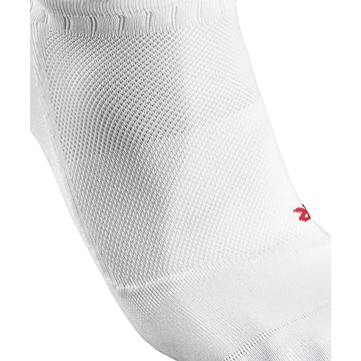 FALKE Men's RU5 Race Invisible Running Socks, No Show, Ultralight Cushion, Athletic Sock, Breathable Quick Dry, Nylon, White (White-Mix 2020), 9-10, 1 Pair