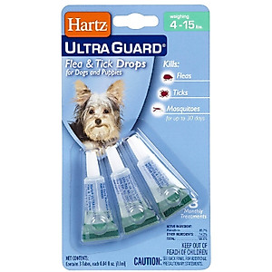 UltraGuard Flea And Tick Treatment Drops For Dogs And Puppies