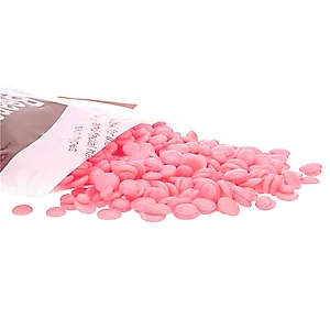 Seribrmo Hard Wax Beans for Face, Underarms, Brazilian, Bikini Hair Remover 10.6 Ounce (Rose)