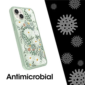 OtterBox iPhone 14 Plus Symmetry Series+ Case - SAGE ADVICE (Green), ultra-sleek, snaps to MagSafe, raised edges protect camera & screen