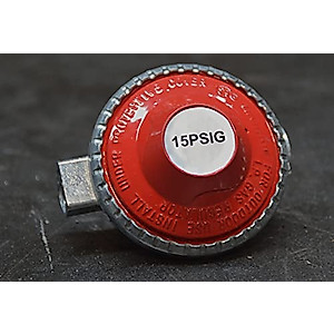 Hot Max 24215 High Pressure Replacement Propane Regulator, 15 PSI Fixed