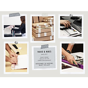 HAUS AND HUES Beach Wall Art Prints - Set of 4 Ocean Beach Decor Art Prints, Nautical Themed Beach Wall Decor and Decorations for Home Beach Art Prints and Beach Decor for Bedroom (Beige Frame, 8x10)